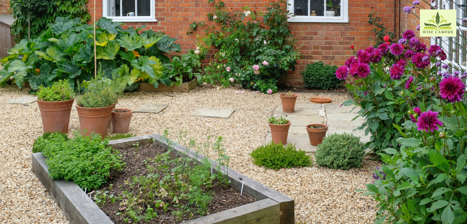 Garden Design Using Sleepers and Gravel