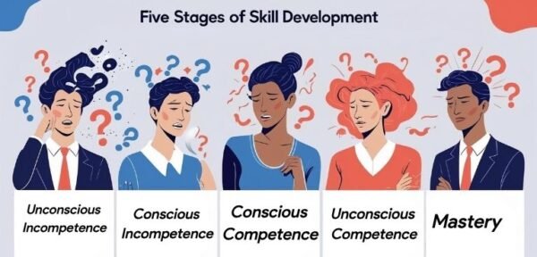 What are the 5 stages of skill development—From novice to expert