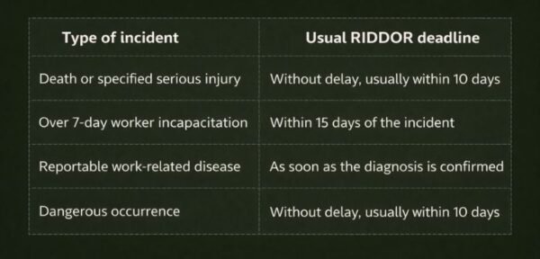 What Is a RIDDOR? A Complete Guide