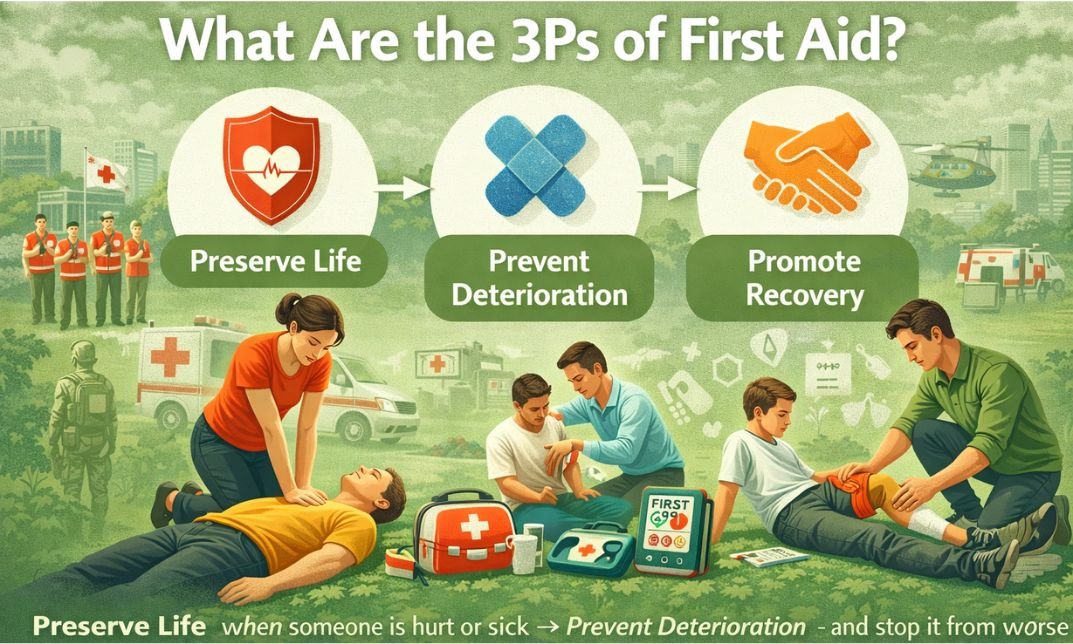 What Are the 3Ps of First Aid? Meaning, Steps, and Real-Life Use