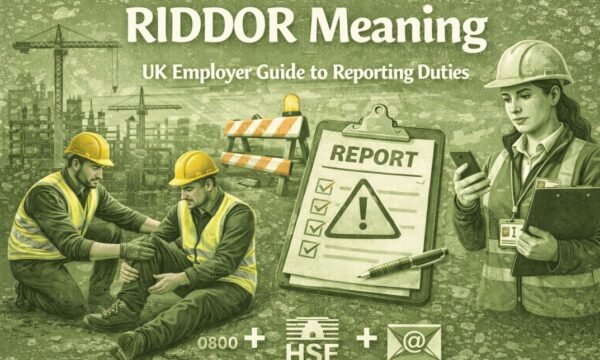 What is the Meaning of RIDDOR and Why Does it Matter?