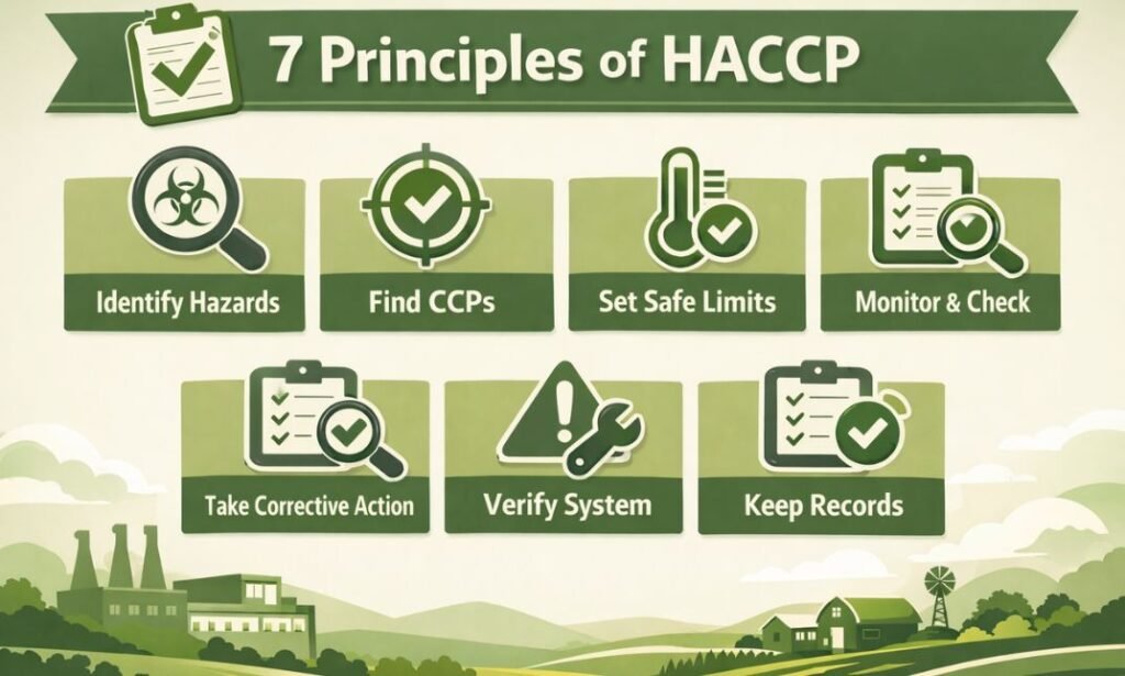 Key Steps in the 7 Principles of HACCP for Safe Food